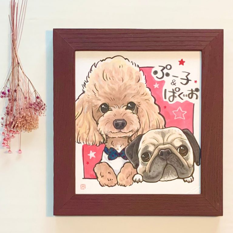 ペット似顔絵オンラインshopでの取り扱い開始しました☆ Marshas Blog